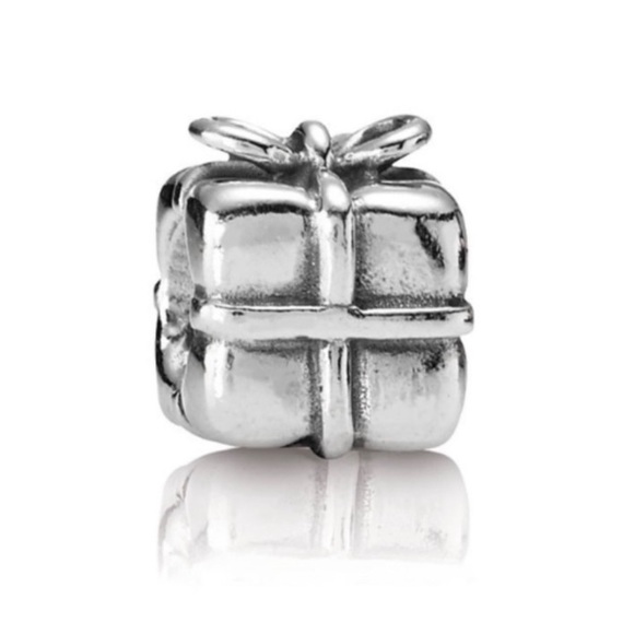 Pandora | Jewelry | Pandora Gift Box Present Silver Retired Charm ...